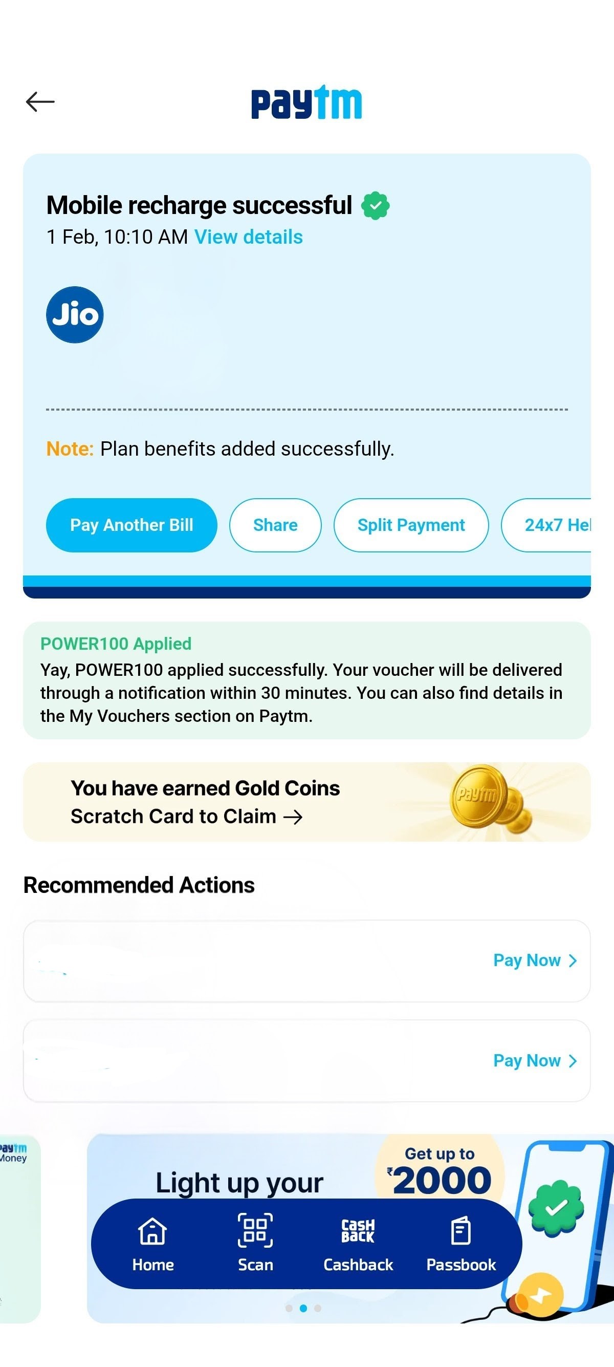 Flat 100 cashback on electricity bill payment | DesiDime