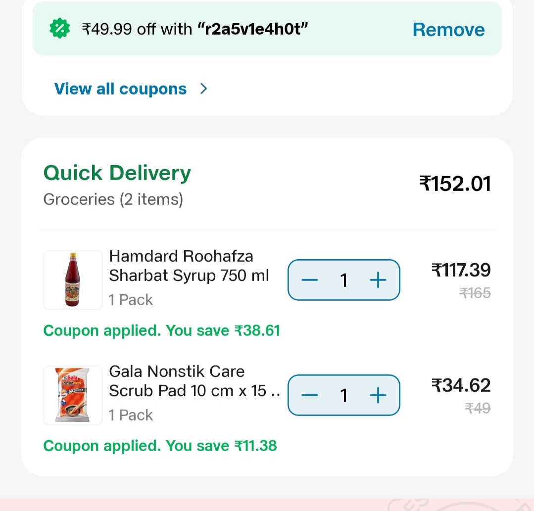 Active coupon for Hamdard Roohafza Sharbat Syrup 750 ml | Desidime
