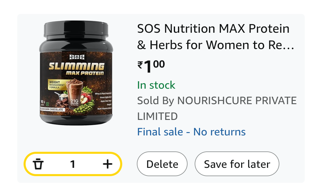 Bazaar : SOS Max Protein & Herbs for Women | Fat Loss & Metabolism ...