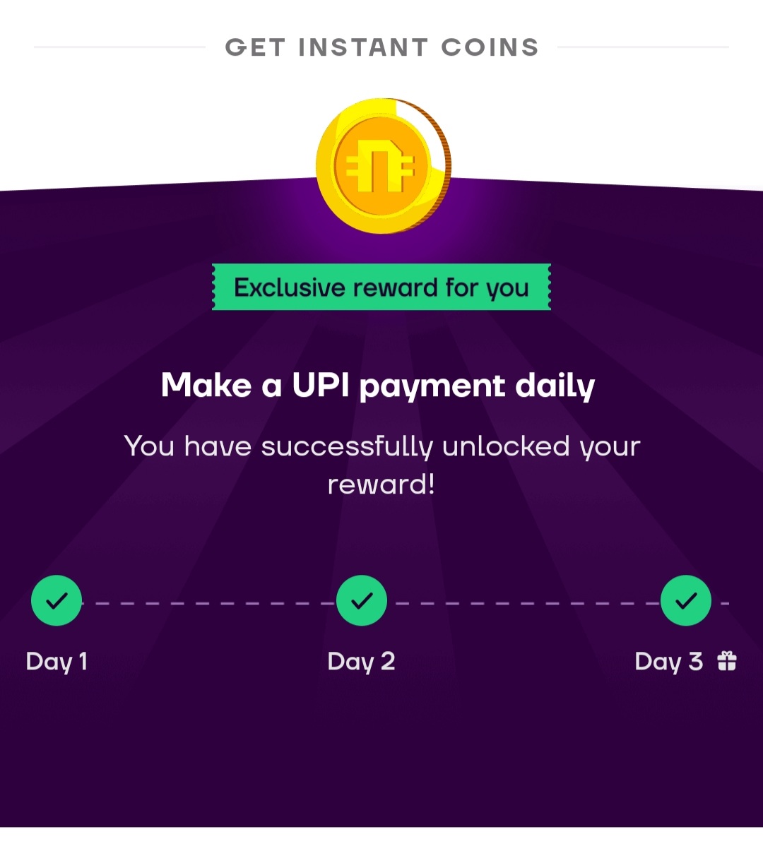 Navi : Make UPI Payment Daily for 3 Days in a Row and Get 8Rs Reward ...