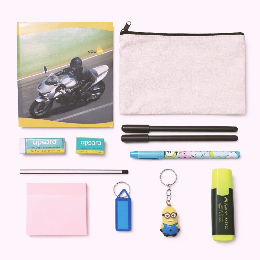 School Stationery Kit for Students | Study Essentials Combo Set with ...