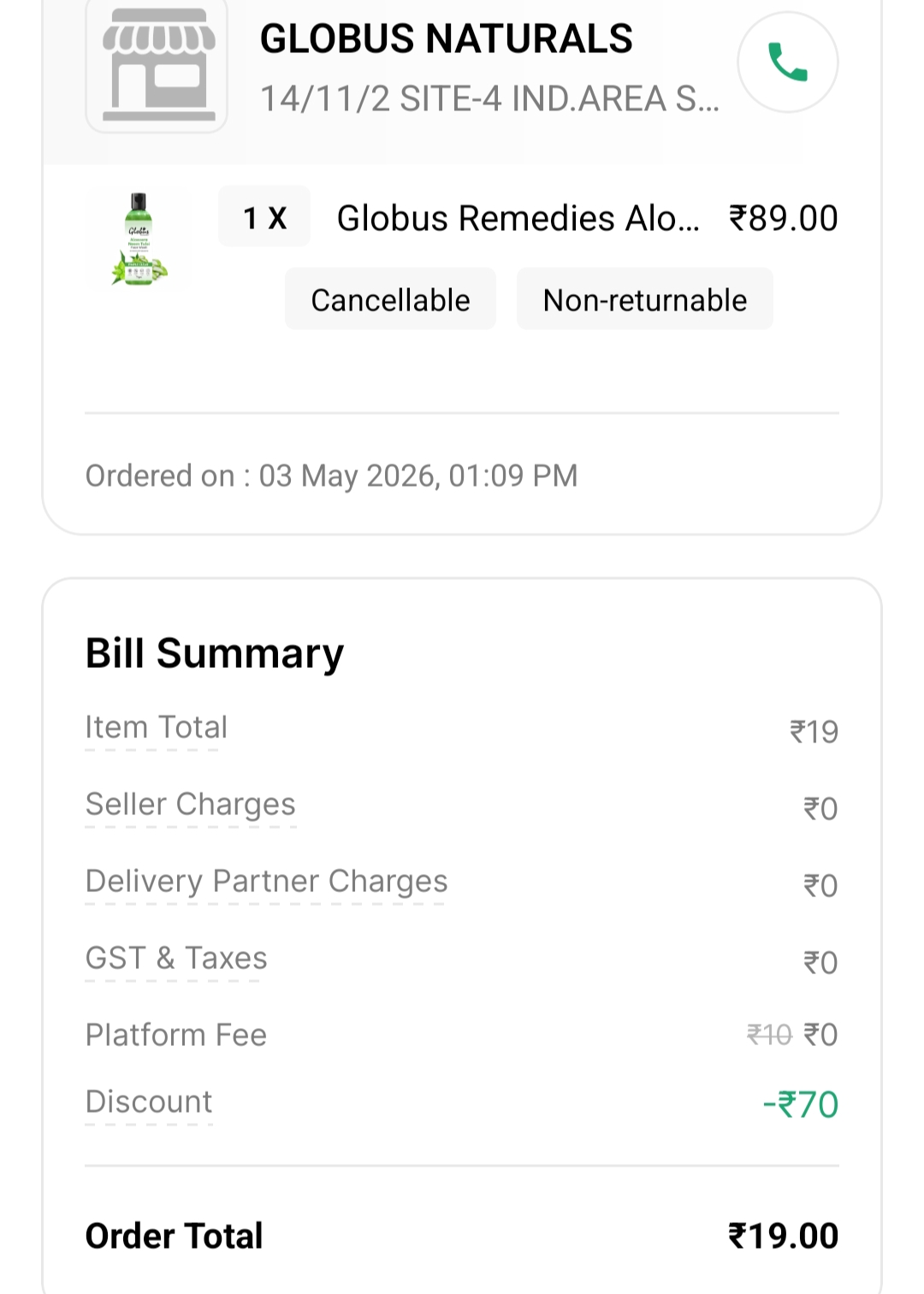 Globus remedies aloevera neem tulsi facewash enriched with glycerine ...