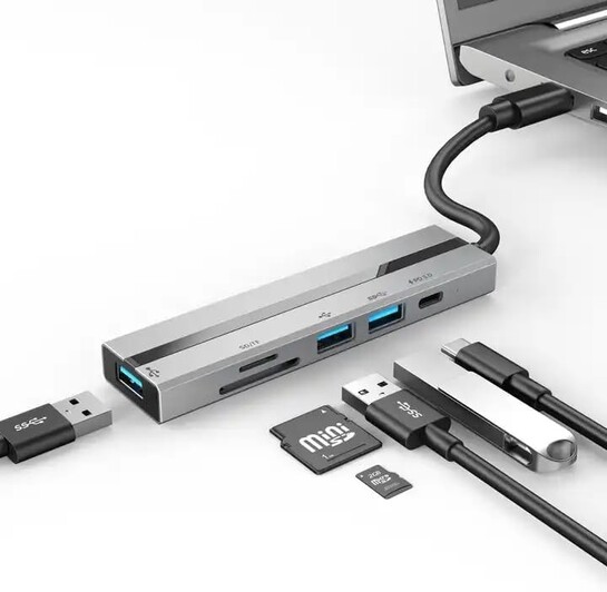 USB C HUB, 8in1 USB C Adapter with 4K HDMI, 100W PD, USB C Port, USB 3. ...