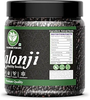 Go Vegan Kalonji Seeds 250gm - Nigella Seeds | Seeds for Hair Growth ...