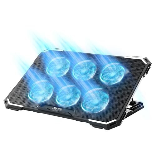 Dracula 60 Laptop Cooling Pad, Gaming Laptop Cooler with 6 * 1 Quite ...