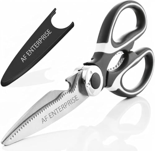 Multi Purpose Kitchen Scissors Premium Stainless Steel Heavy Duty ...