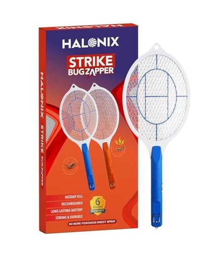 Halonix Bug Zapper Anti-Mosquito Racquet, Insect Killer Bat with ...