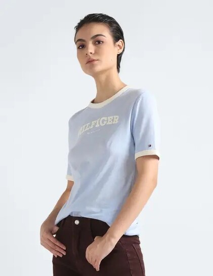 Upto 76% Off - Tommy Hilfiger Women T-shirts | Desidime
