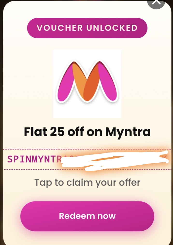 Magicpin X Spin & Win - Uber voucher ₹100 at 26% off | Myntra voucher ...