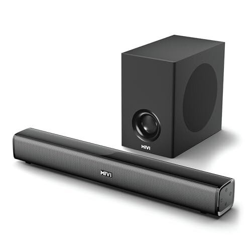 Mivi Nex 100 Sound Bar for Smart TV | 90W 2.1 Channel Home Theatre ...
