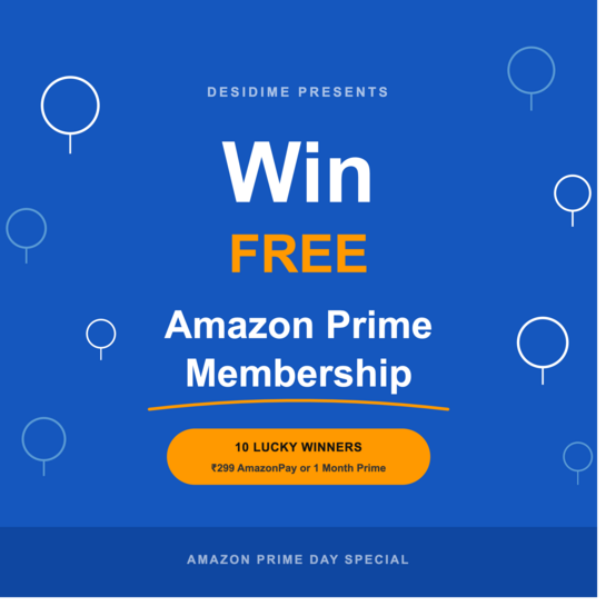 Contest Win FREE Amazon Prime | Desidime