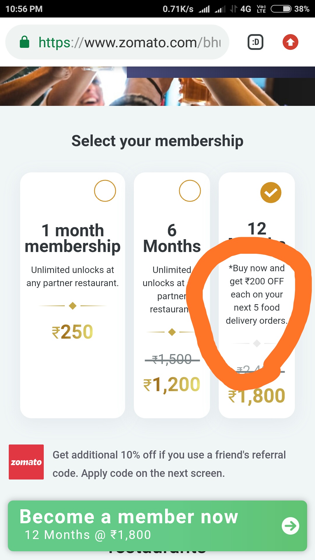 Get Zomato Gold 1 year subscription at 700 | DesiDime