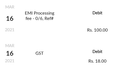 Flipkart axis card started levying emi processing fees? | DesiDime