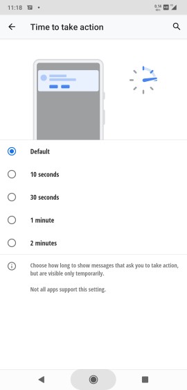 How to increase the OTP floating notification timeout? | DesiDime