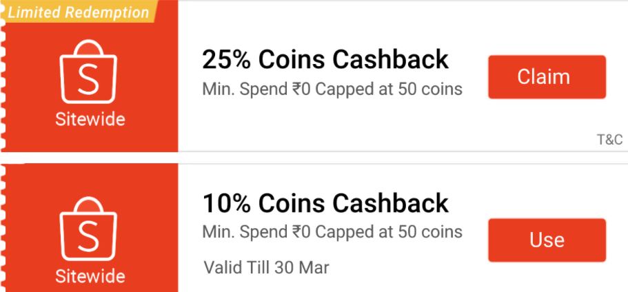 Shopee New User Zone - Exclusive Deals Rs.99 + 30% Cashback + 20% ...