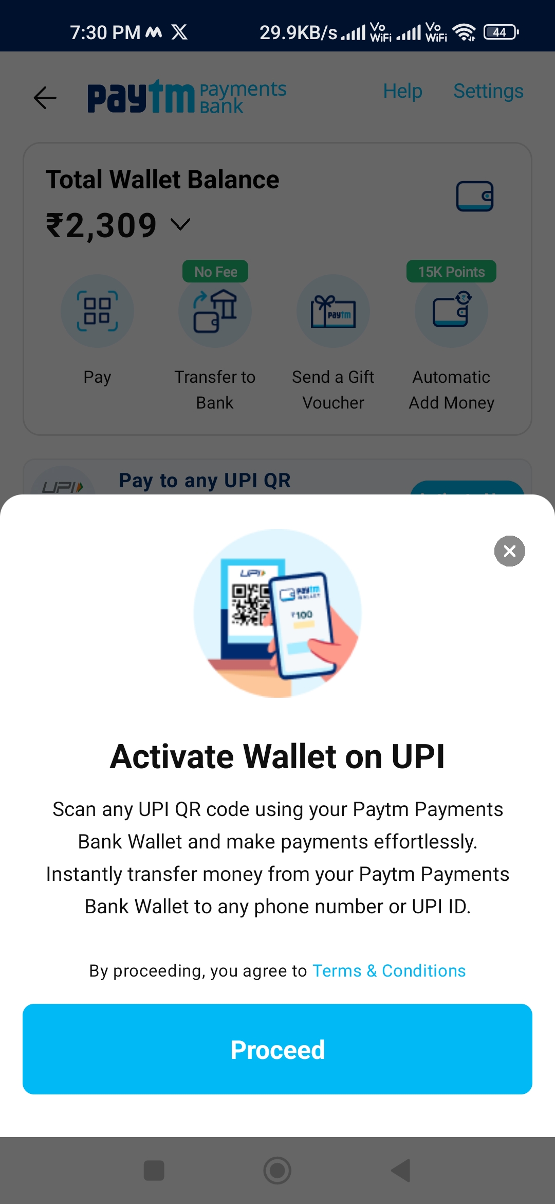 Paytm Wallet UPI launched | TechnoFino - #1 Community Of Credit Card & Banking Experts