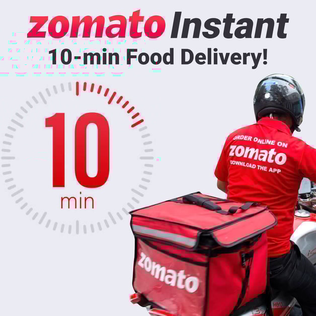 Zomato Instant with 10-min Food Delivery Announced! | DesiDime