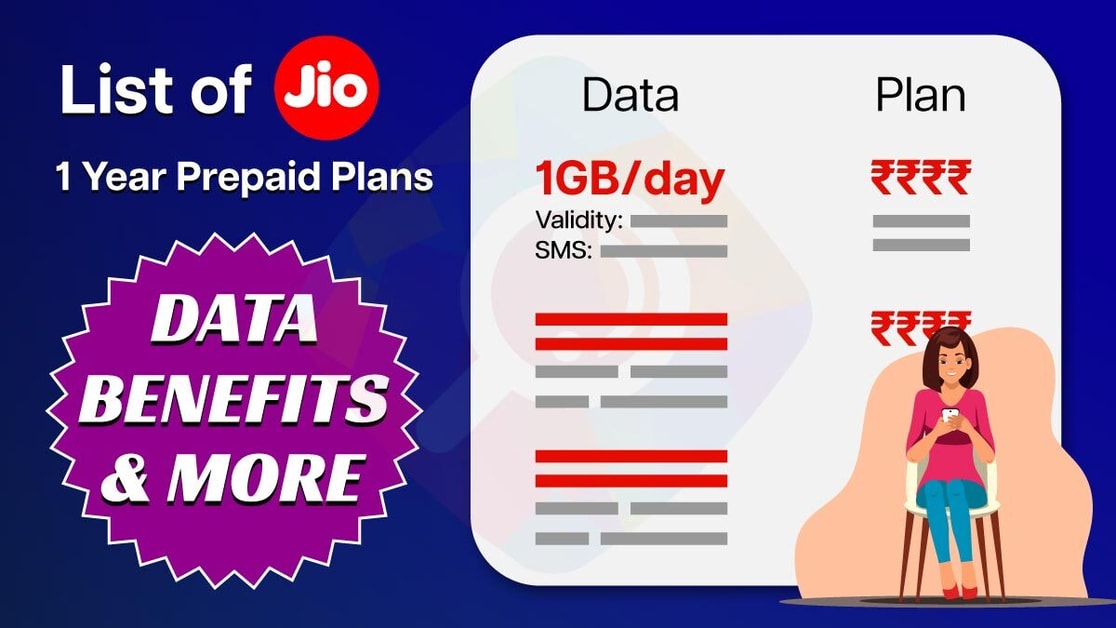 List of Jio Annual Prepaid Plans 2022: Complete details & Discount or ...