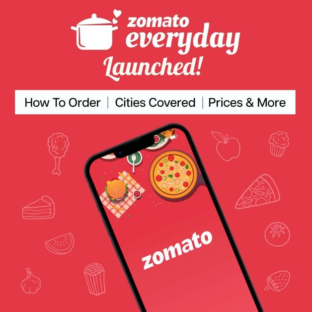Zomato Everyday Launched! How to Order, Cities & Price | DesiDime