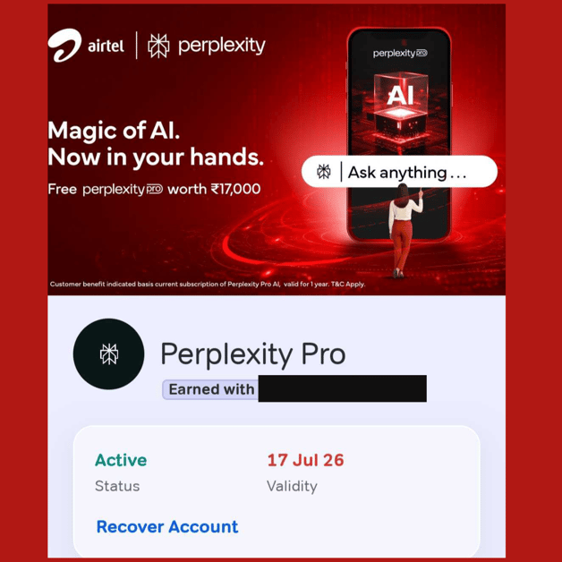 How to Get Perplexity Pro Free? Airtel Thanks Perplexity Offer | DesiDime
