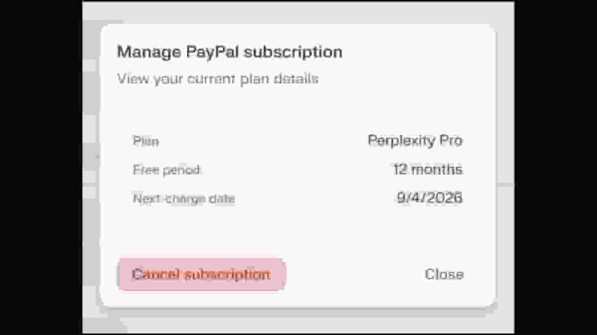 How to Get Free Perplexity Pro PayPal Offer? Cancel Autopay & more | DesiDime