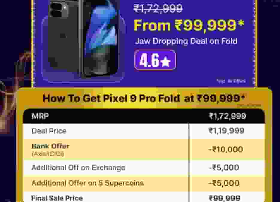 Lowest Price Google Pixel 9 in Flipkart BBD Sale: How to Buy Under ...