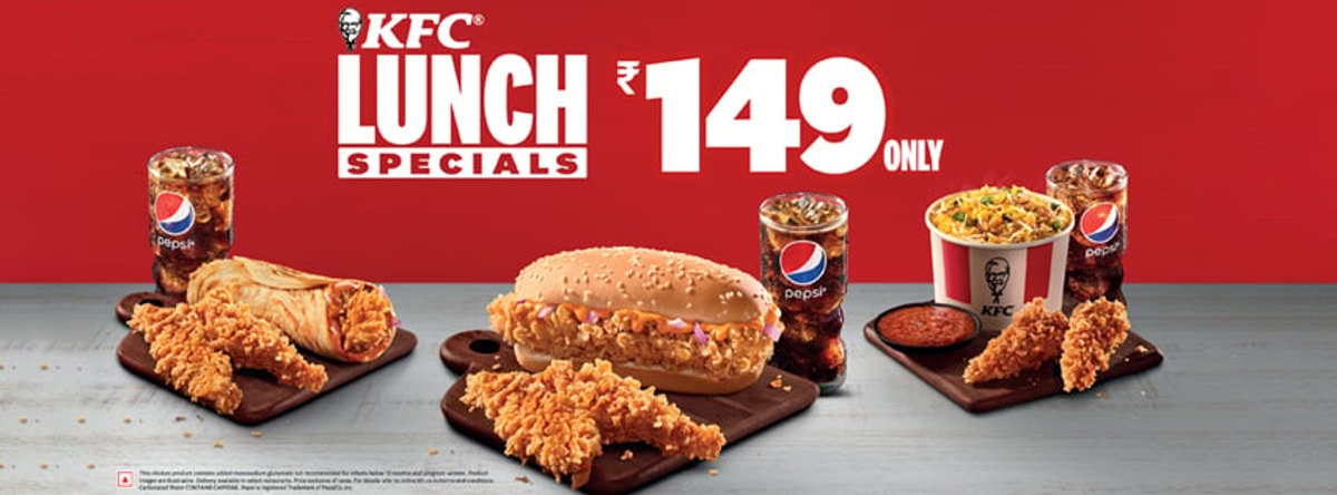 KFC ₹149 Lunch Meal offer is Back! | DesiDime