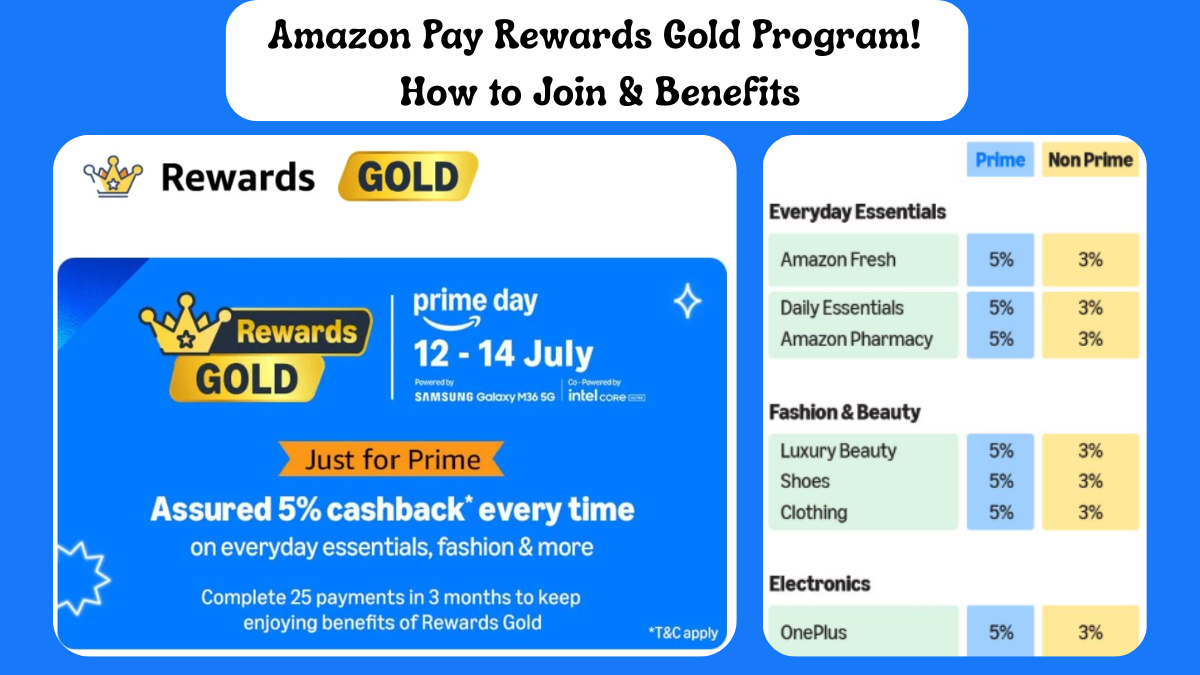 Amazon Pay Rewards Gold Program! How to Join & Benefits | DesiDime