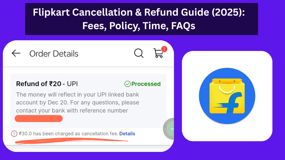 Flipkart Cancellation & Refund Guide (2025): Fees, Policy, Time, FAQs ...