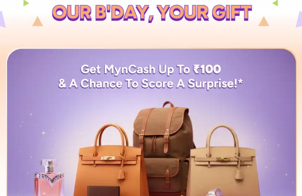 Myntra Now Birthday Sale 2025 Offers Free Gifts! Starts 20th Nov | DesiDime