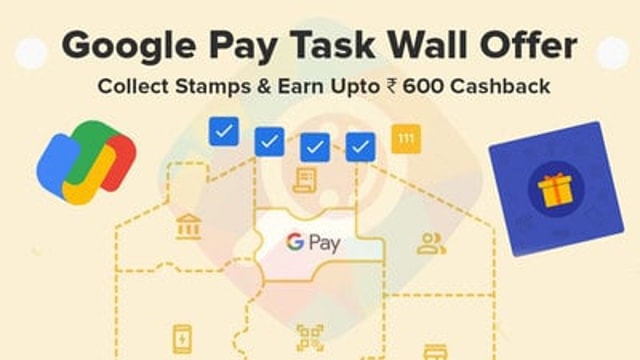 Google Pay Super Wall Offer - Collect 6 GPay Stamps & Earn Upto Rs 600 ...