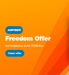 Jio AirFiber Freedom offer 30% discount waives ₹1,000 installation ...
