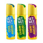 SET WET Deodorant Spray Perfume Cool, Charm & Swag Avatar for men ...