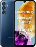 Samsung Galaxy M15 5G (Blue Topaz,6GB RAM,128GB Storage)| 50MP Triple ...