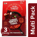 Hello Tempayy Tandoori Tempeh Thins - Protein Rich, Heat & Eat, 3 x 150 ...