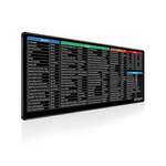 Zepto : Striff Windows & Office Keyboard Shortcuts Desk Mat, Extended ...