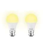 PHILIPS Ace Saver Base B22 12-Watt LED Bulb (Warm White) - Pack of 2 ...