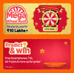 Amazon funzone - Mega wheel rush win rewards worth ₹10 lakhs+ | DesiDime