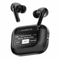 HAMMER Screen TWS Earbuds Wireless with 13mm Drivers, ANC Ear Buds 32dB ...