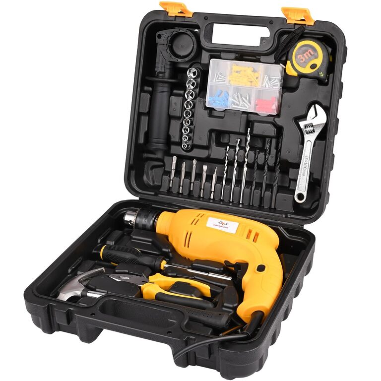 Asian Paints Corded Electric Professional Impact Drill Tool Kit,550 ...